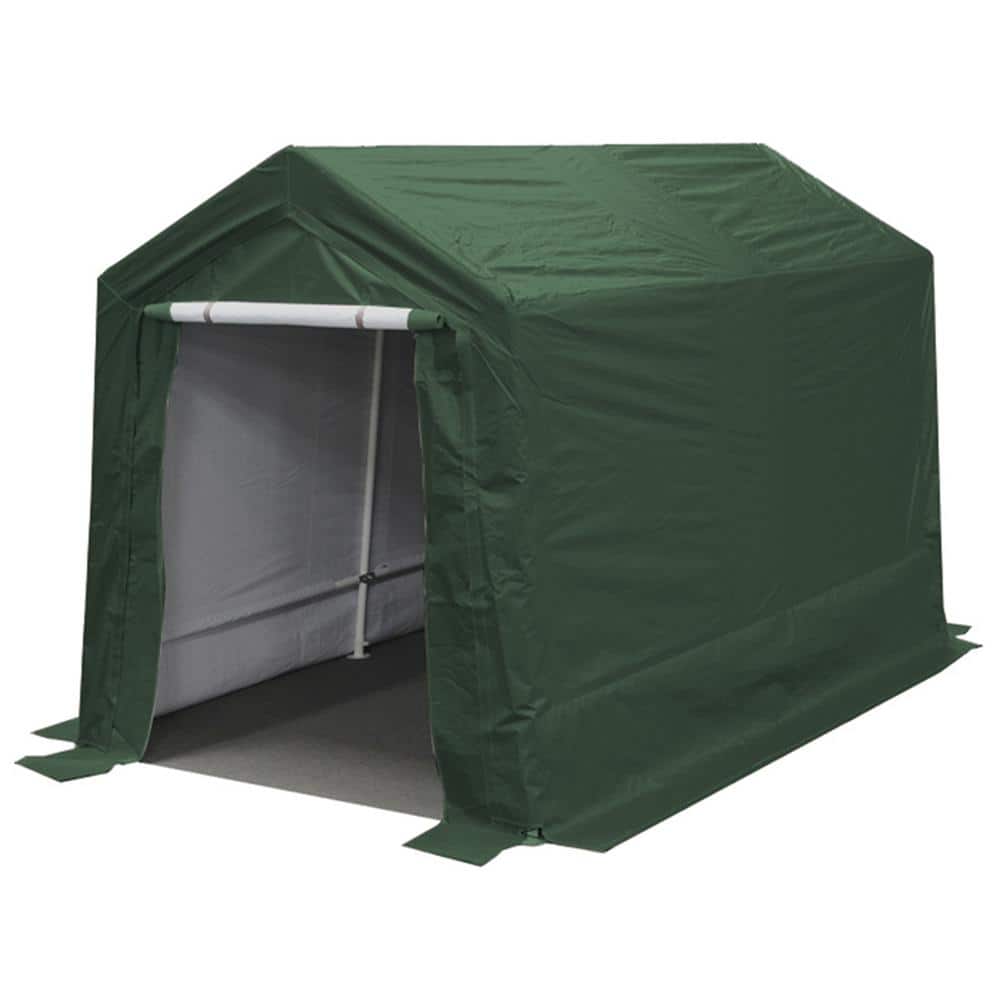 King Canopy 7ft. by 12ft. Storage Shed Replacement Cover and End Wall ...