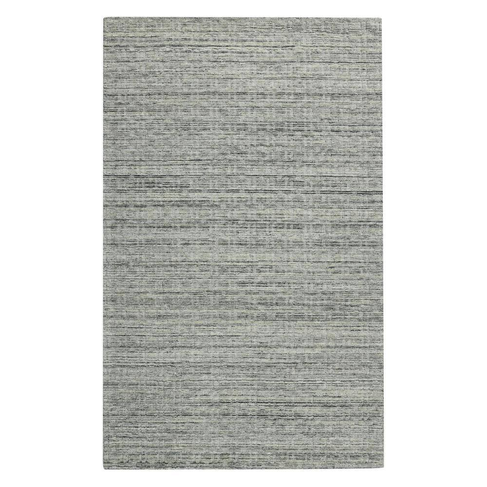 Amer Rugs Houston 9 ft. X 12 ft. Light Gray Geometric Area Rug ...