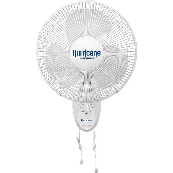 WOCK 18 in. High Velocity Wall Mounted Fan in Yellow with 3-Speeds, 1/6 ...