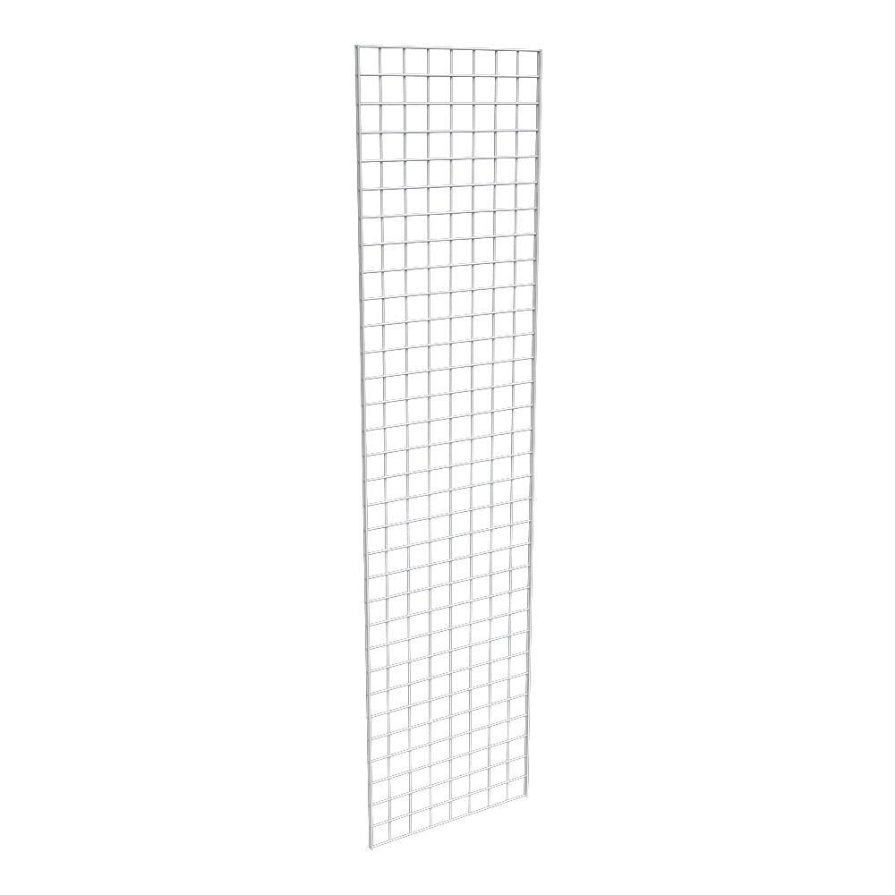Only Hangers 72 in. H x 24 in. W White Grid Wall Panel Pack of 3 1900W ...