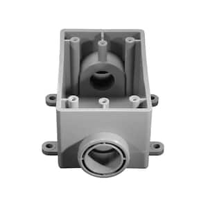 Carlon 1-Gang 19 cu. in. 1/2 in. Electrical PVC Type FSC FS Box ...