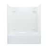 MUSTEE Durawall 60 in. L x 32 in. W x 72.75 in. H Rectangular Tub ...