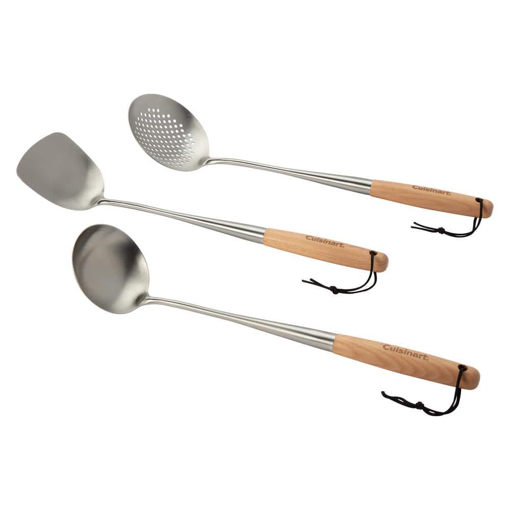 CUISINART OUTDOORS 3-Piece Wok Tool Set CWA-865 - The Home Depot