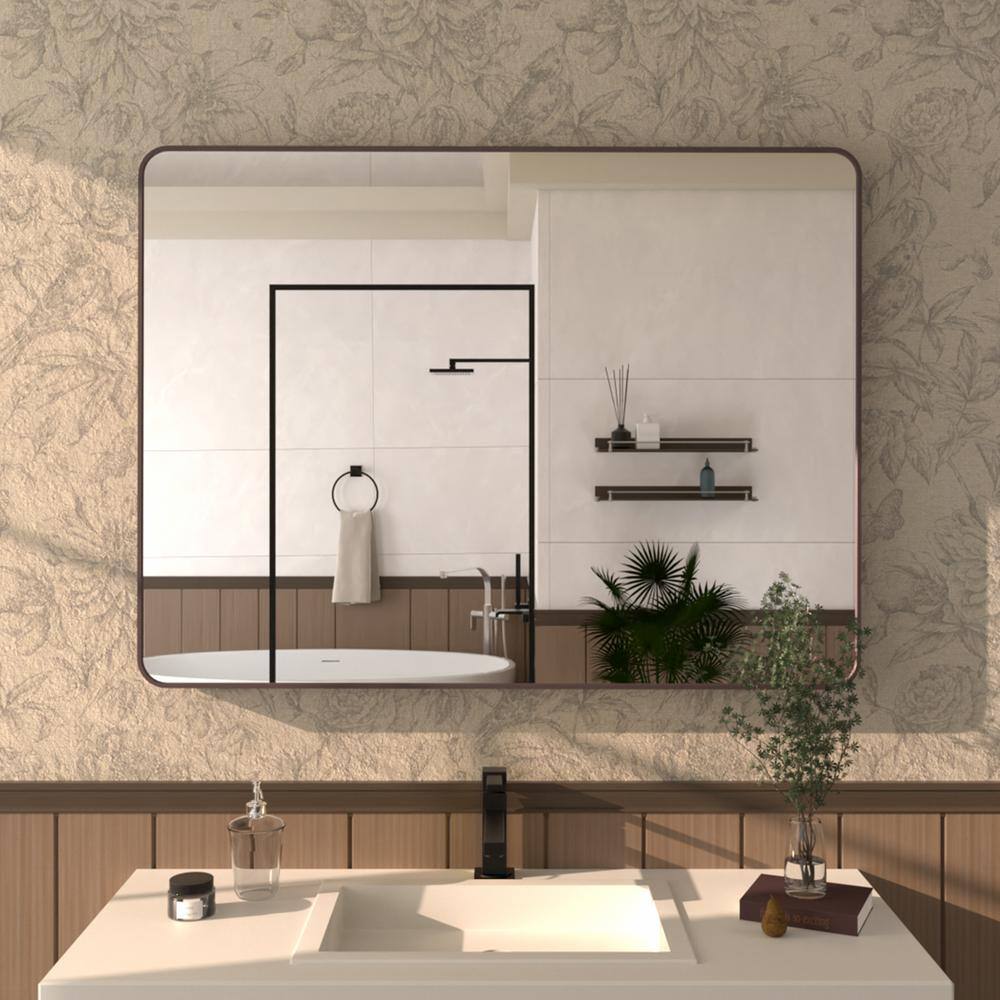 Hermitage Bath Cosy 48 in. W x 36 in. H Rectangular Framed Wall ...