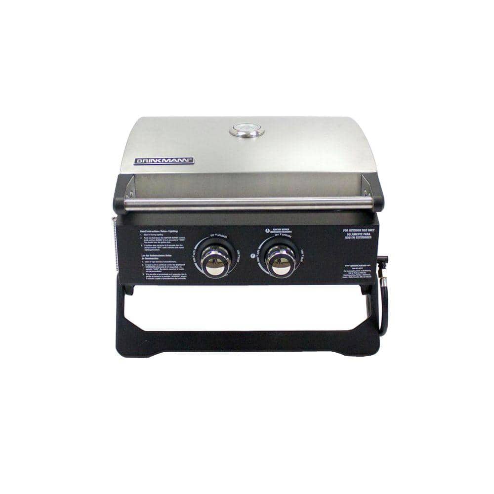 Reviews for Brinkmann 2-Burner Tabletop Portable Propane Gas Grill in ...