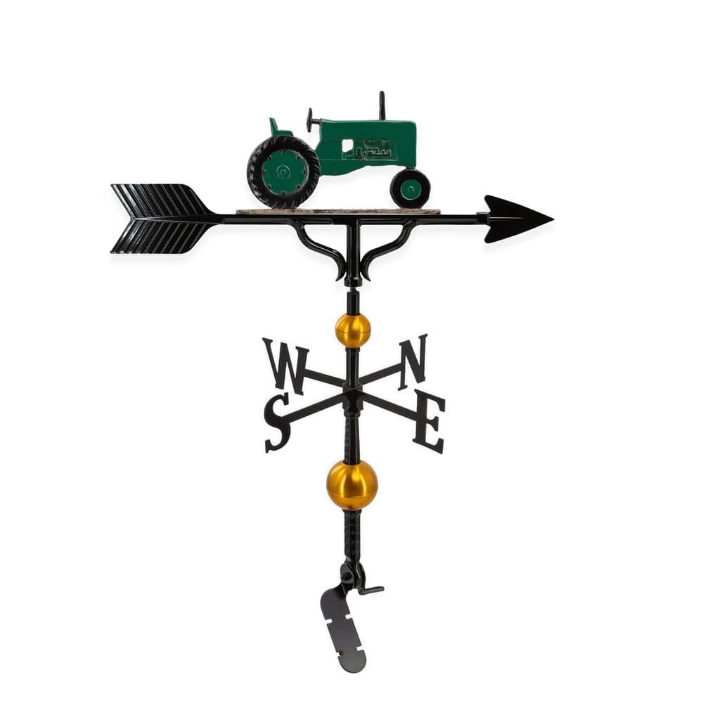 Montague Metal Products 32 in. Deluxe Green Tractor Weathervane WV-350 ...