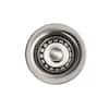 Premier Copper Products 2 in. Bar Basket Strainer Drain, Brushed Nickel ...