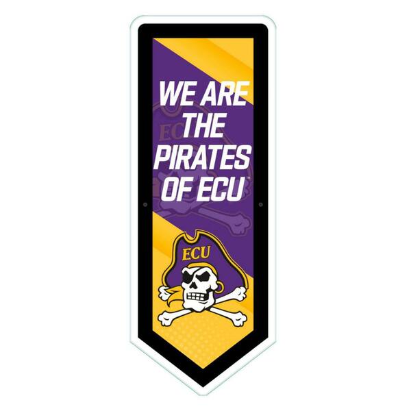 Evergreen East Carolina University Pennant 9 in. x 23 in. Plug-in LED ...