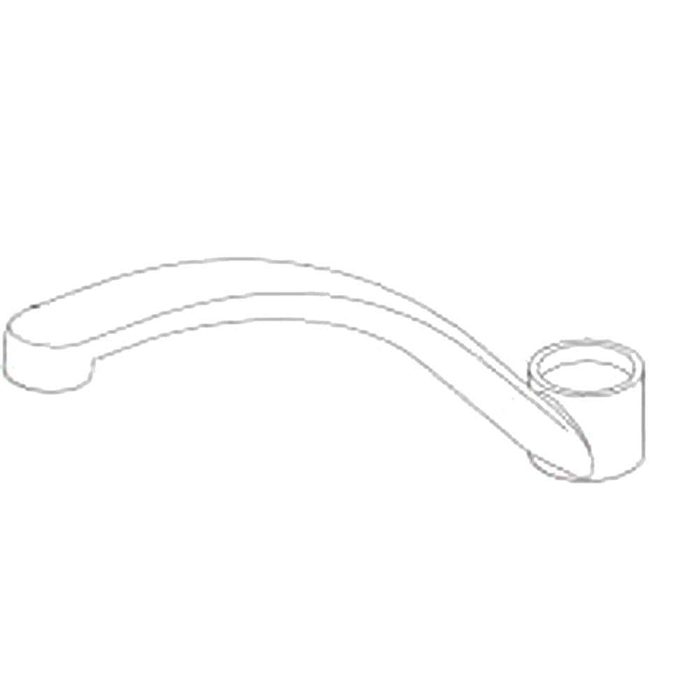 Delta Signature Low-Arc 9 in. L Spout Assembly in Chrome RP34089 - The ...