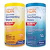 HDX 75-Count Fresh Scent and Lemon Scent Antibacterial Disinfecting ...
