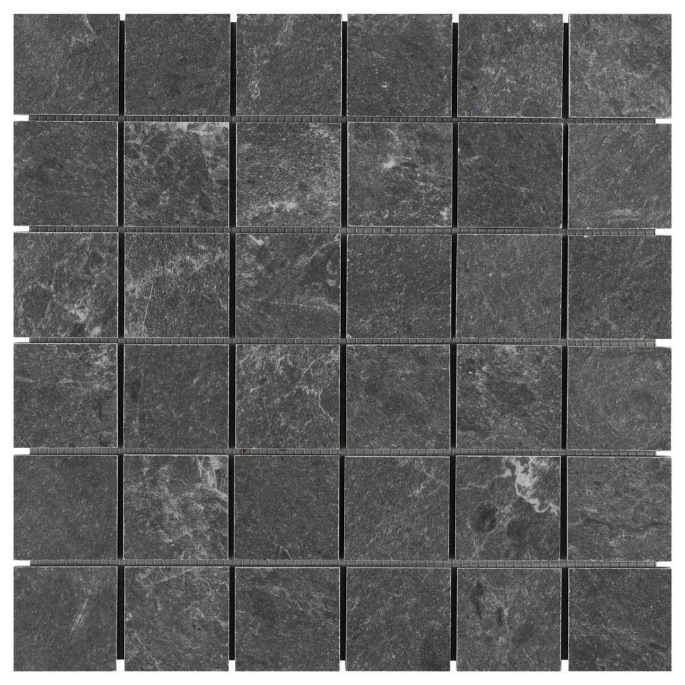 Ivy Hill Tile LithoTech Graphite Gray 3.93 in. x 0.35 in. Matte ...