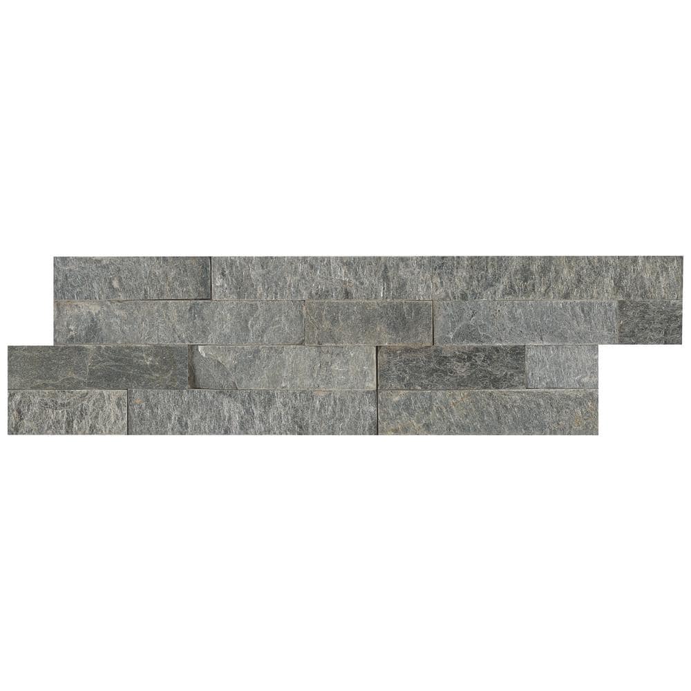 MSI Salvador Ledger Panel 6 in. x 25.6 in. Textured Quartzite Stone ...