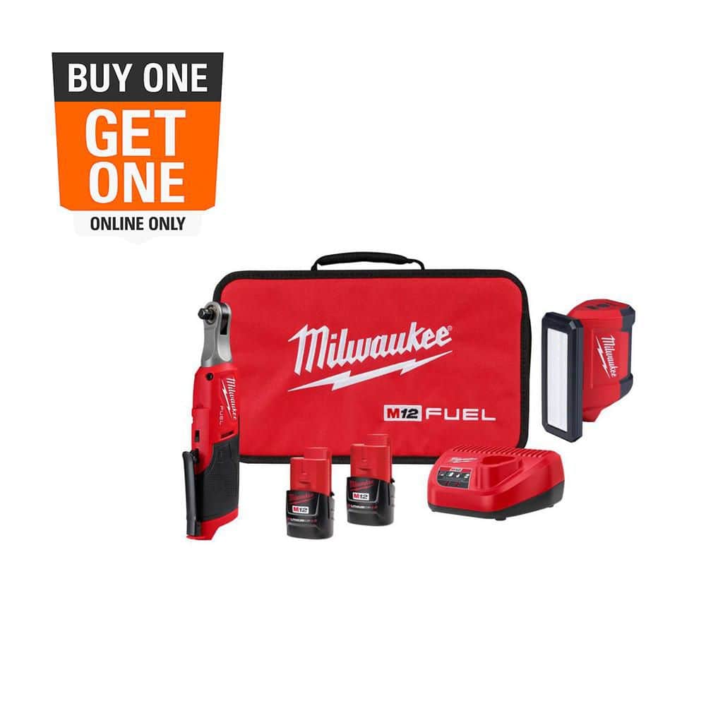 Milwaukee M12 FUEL 12V Lithium-Ion Brushless High Speed 3/8 in ...