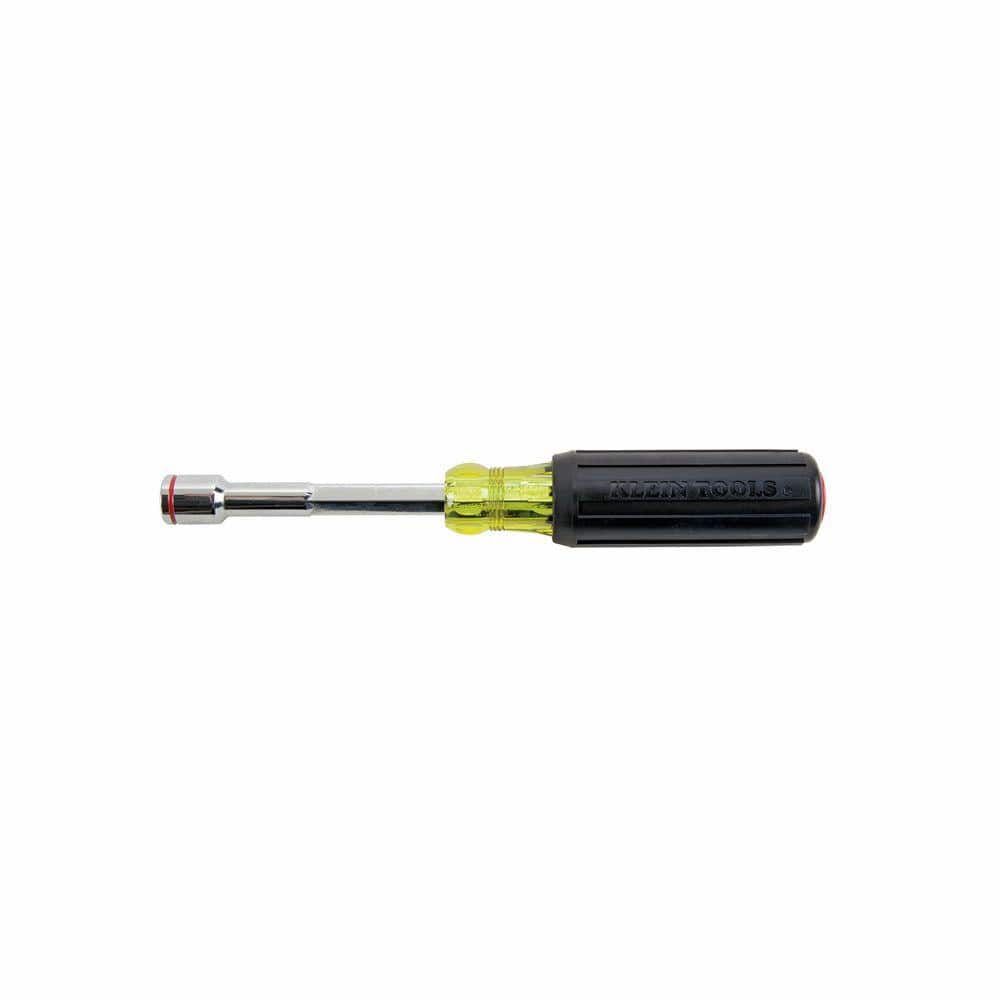 Klein Tools 1/2 in. Heavy Duty Magnetic Tip Nut Driver with 4 in. Shaft ...