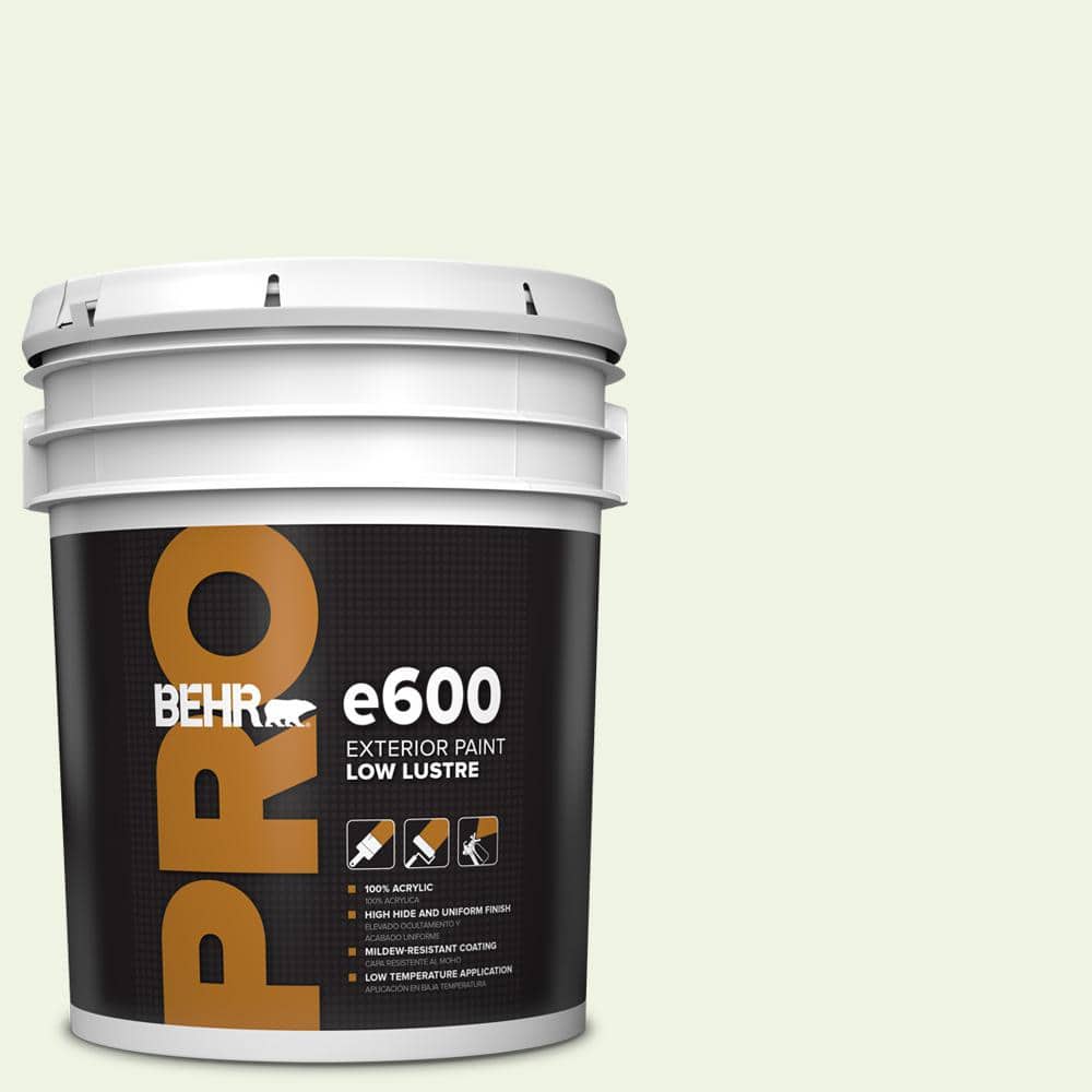 BEHR PRO 5 gal. #PPL-37 Aspen Whisper Low Luster Exterior Paint PR62005 ...