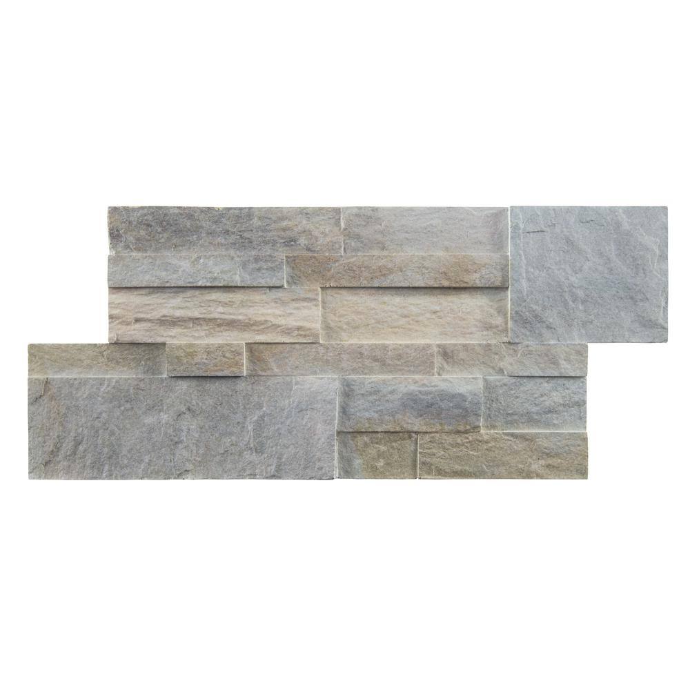 MSI Engineered Stone Ledger Panel 7 in. x 14 in. Golden Honey Natural ...