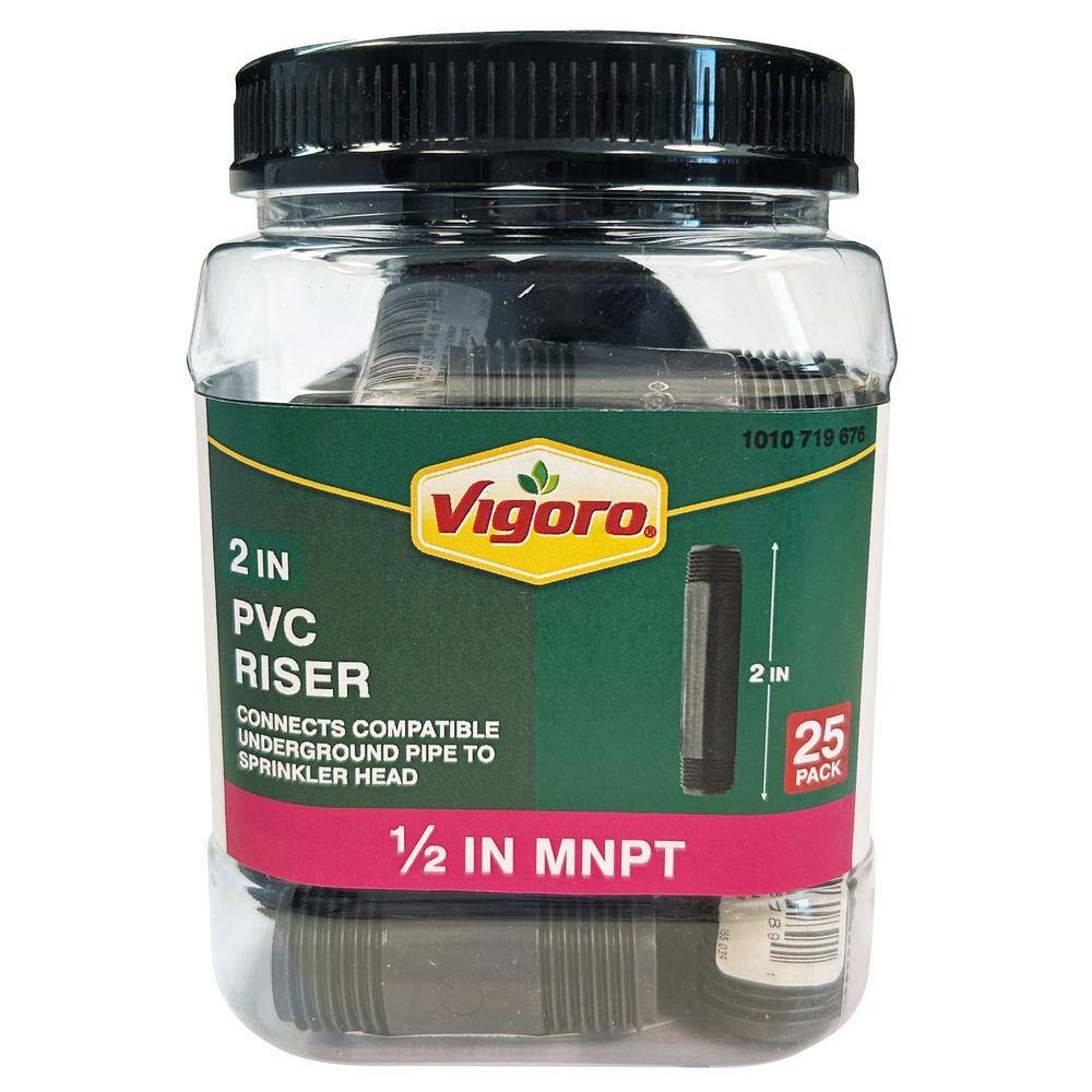 Vigoro 1/2 in. x 2 in. PVC Riser Jar (25-Pack) RSR21225JR - The Home Depot
