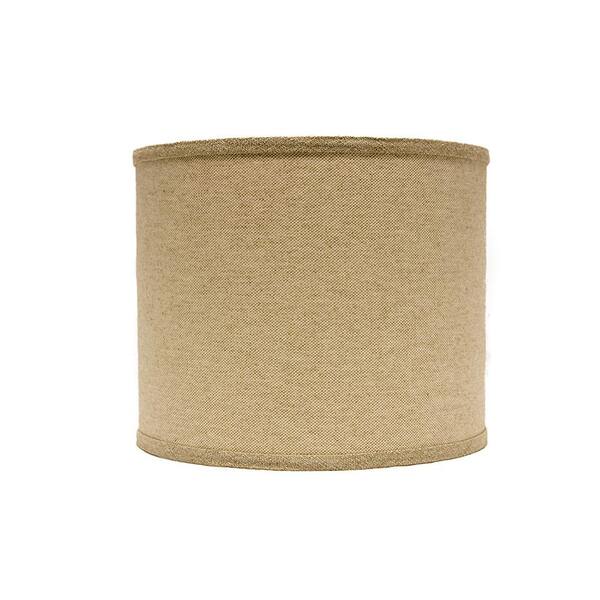 Homestyle 8 in. x 9 in. Neutral Brown Lamp Shade-SD1438-10WD - The Home ...