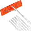 VEVOR Snow Roof Rake 25 in. Plastic Blade Snow Removal Tool 21 ft ...