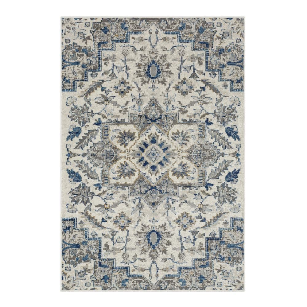 Mohawk Home Janus Grey 6 ft. x 9 ft. Area Rug 832872 - The Home Depot