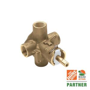 MOEN 2-Handle 3-Hole Roman Tub Adjustable Rough-In Valve - 1/2 in. CC ...