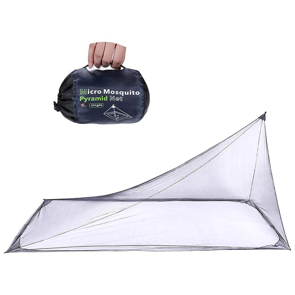 Agfabric 86 in. x 47 in. Camping Insect Net with Carry Bag, Black ...