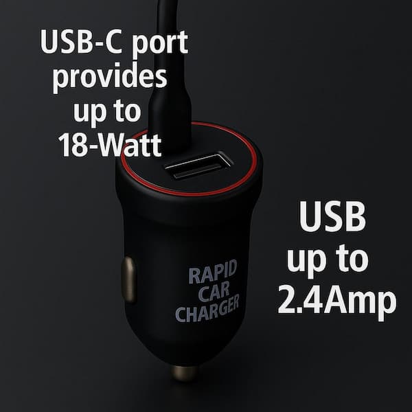 Tech and Go 2-Port Car Charger, PD 141 2001 TG3 - The Home Depot