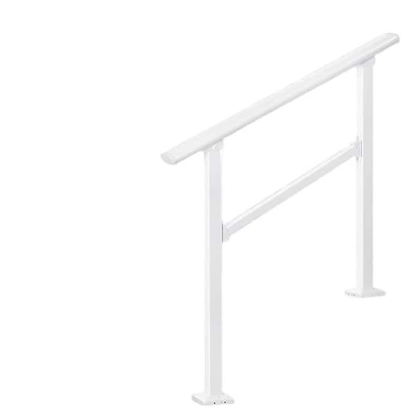 Afoxsos 3 Step Metal Handrail Kit for Outdoor and Indoor Stairs ...