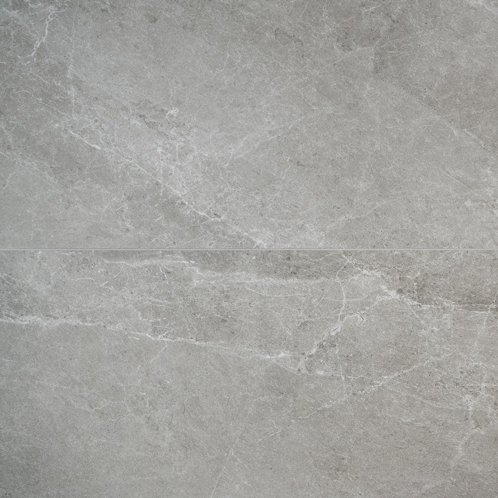 Ivy Hill Tile LithoTech Silver Gray 23.62 in. x 47.24 in. Matte ...