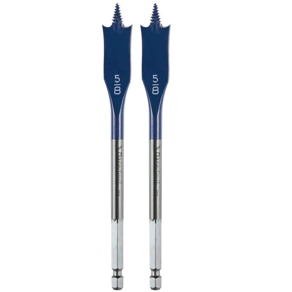 Bosch Daredevil 5/8 in. x 6 in. Spade Bit Set (2-Pack) DSB2007 - The ...