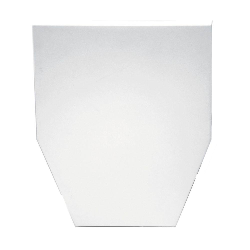 Builders Edge 6 in. Classic Dentil Window Header Keystone in 117 Bright ...