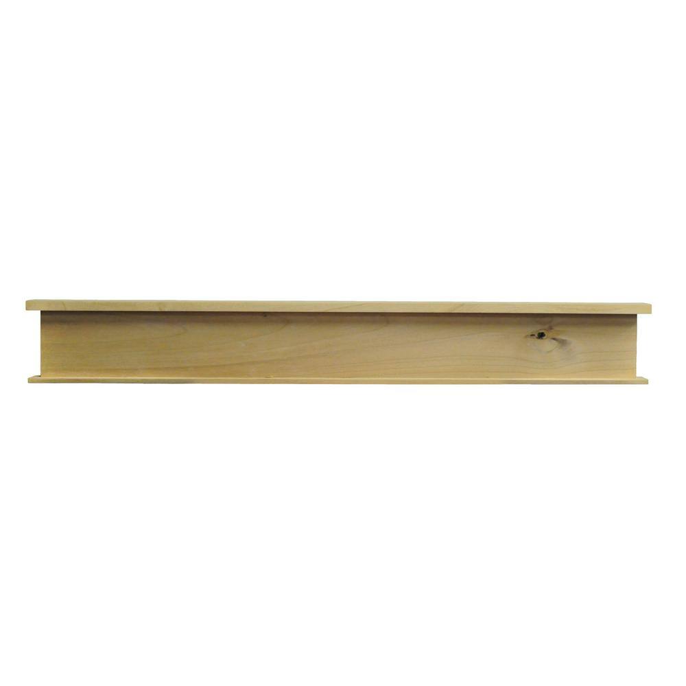 HOUSE OF FARA 3/4 in. D x 4-1/4 in. W x 34 in. L Solid ALder Wood 28 in ...