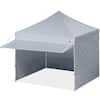 ABCCANOPY 10 ft. x 10 ft. Grey Commercial Instant Shade Pop Up Canopy ...