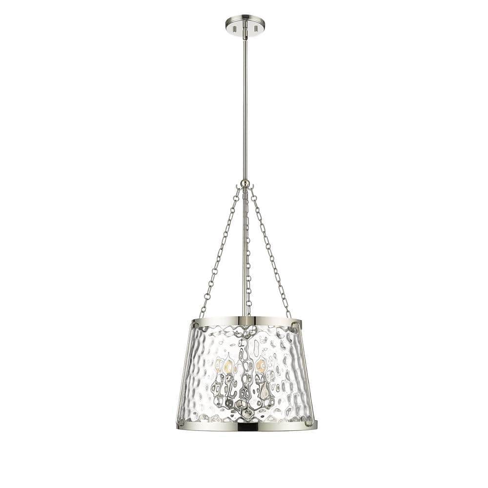 Millennium Lighting Adabella 200-Watt 5-Light Polished Nickel Pendant ...