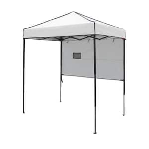 EAGLE PEAK 6 ft. x 4 ft. Instant Pop Up Canopy with Sun Wall E24HW-BGE ...