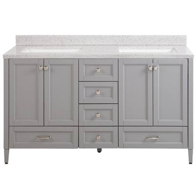 Home Decorators Collection Claxby 49 in. W x 22 in. D Bath Vanity in ...