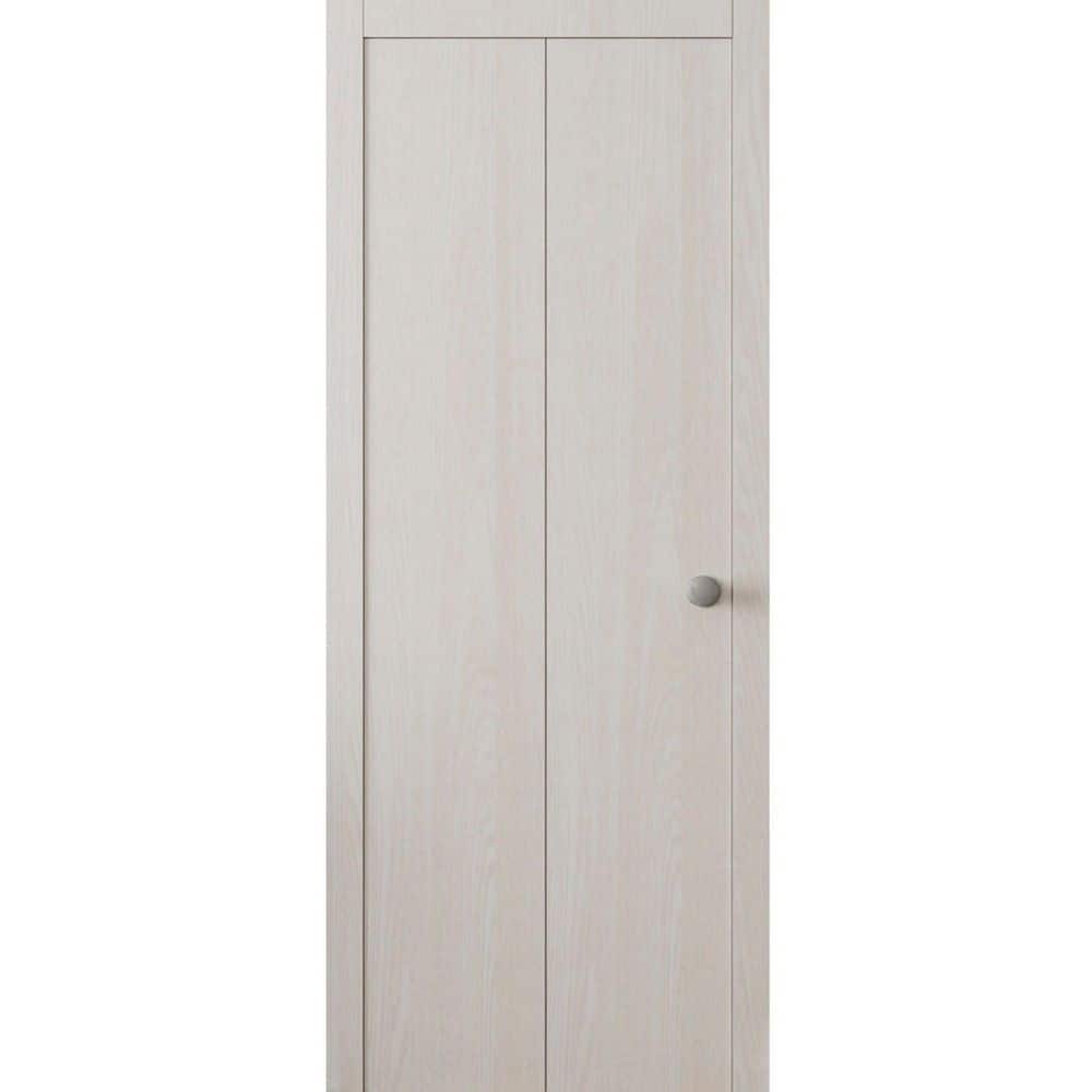 Sartodoors 3011 84 in. x 80 in. Sold Core Ash Franko Color Wood Bi-fold ...