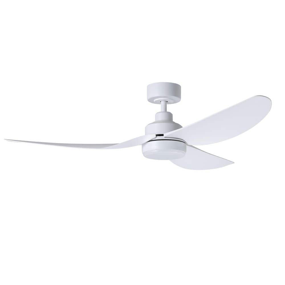 Eglo Arlington 56 in. Indoor White Ceiling Fan with Warm White ...