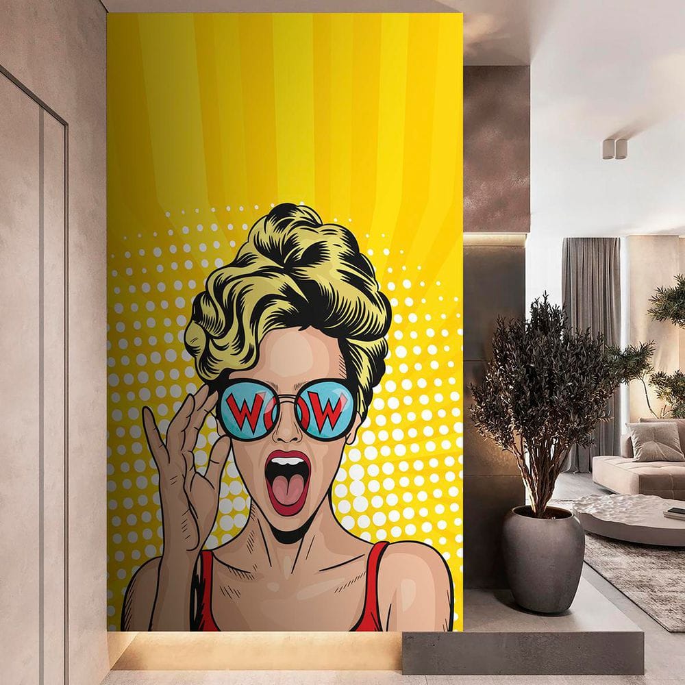 Veer Decor Baywatch Wow Pop Art Wall Mural 8253-AU - The Home Depot