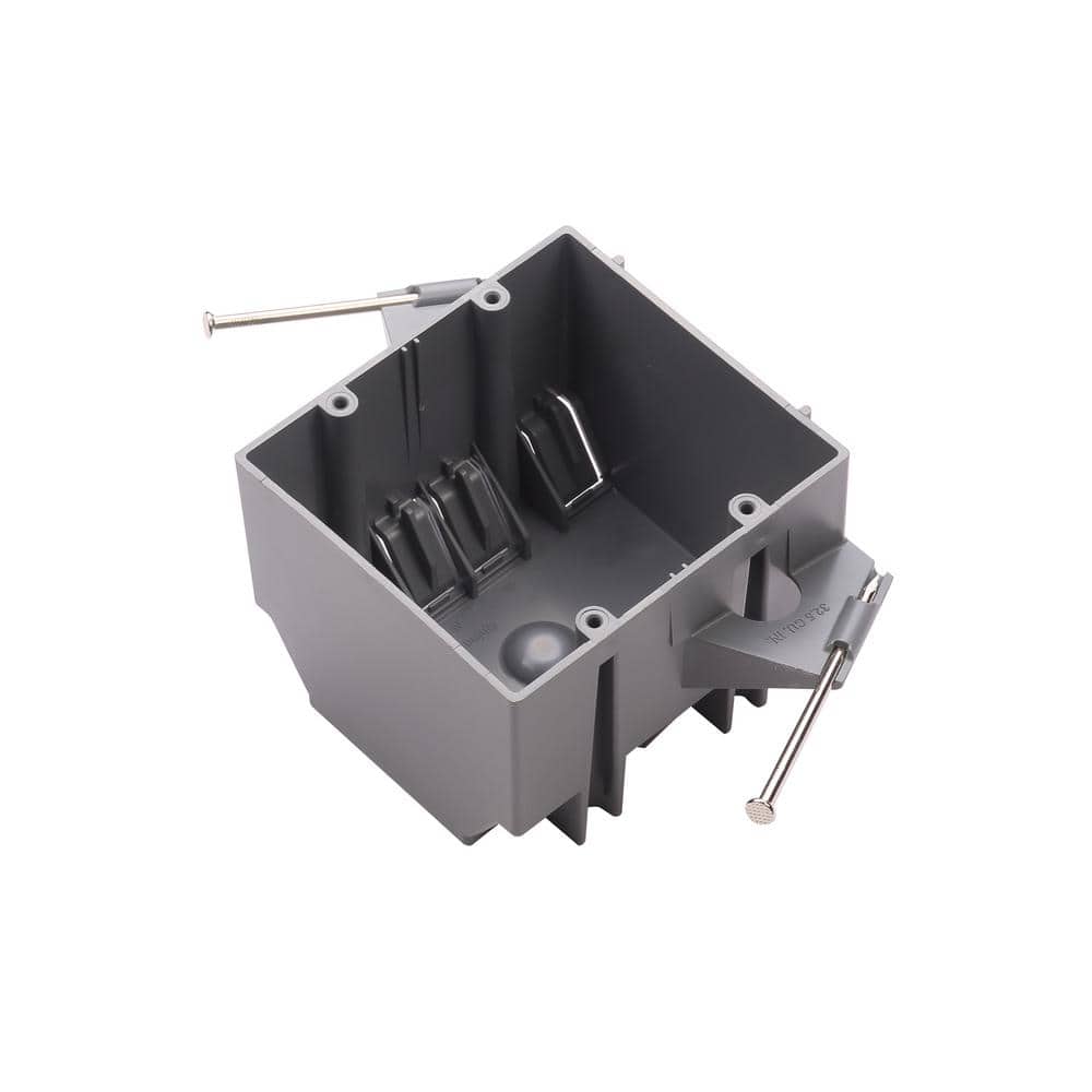 ENERGETIC LIGHTING Plastic Switch/Outlet Boxes, New Work 2 Gang, 32 cu ...