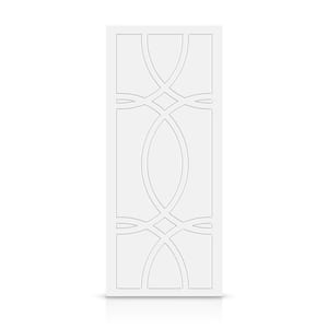 CALHOME 42 in. x 96 in. Hollow Core White Painted Composite MDF ...