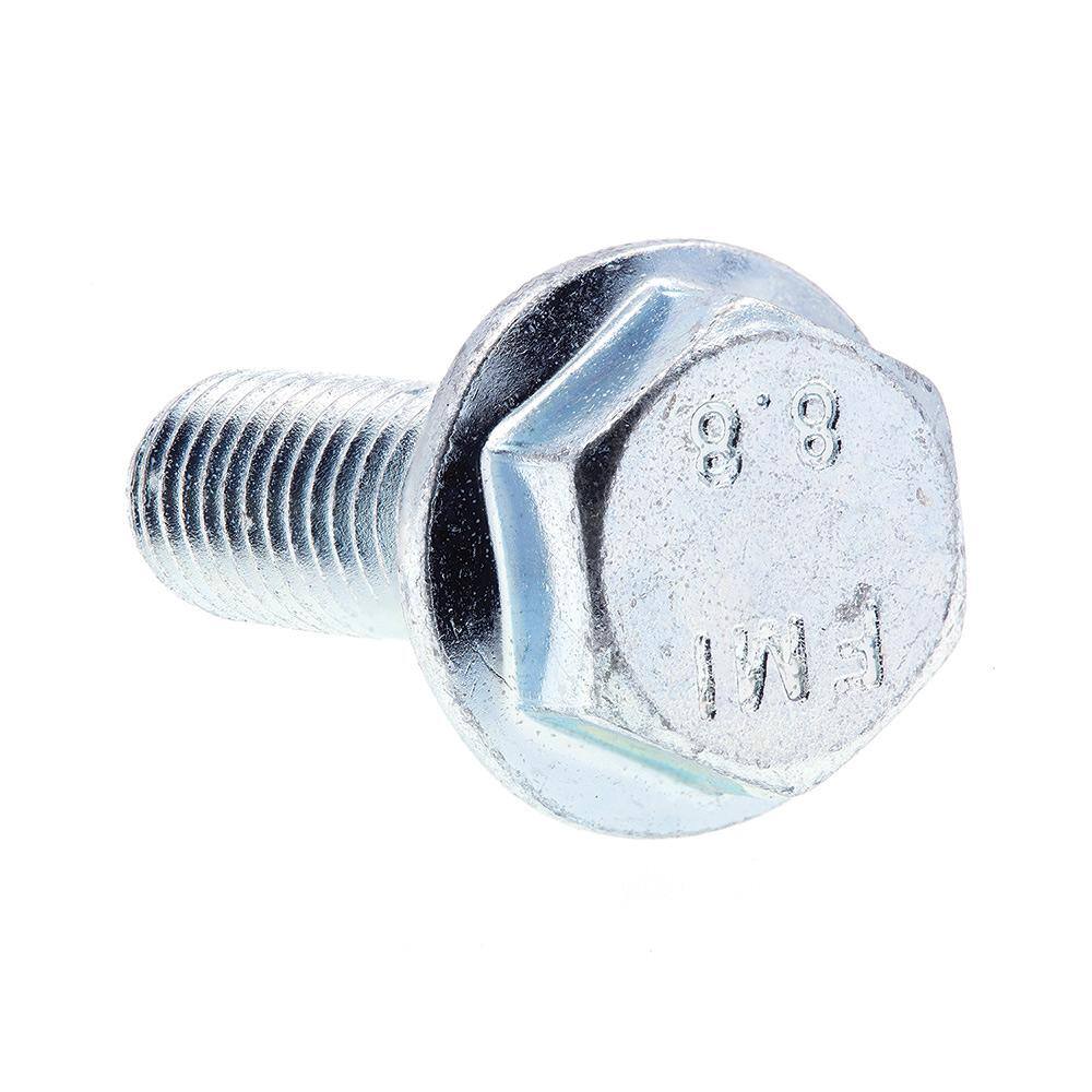 Prime-Line M8-1.25 x 25 mm Class 8.8 Metric Zinc Plated Steel Flange Bolts (25-Pack)-9089497 ...