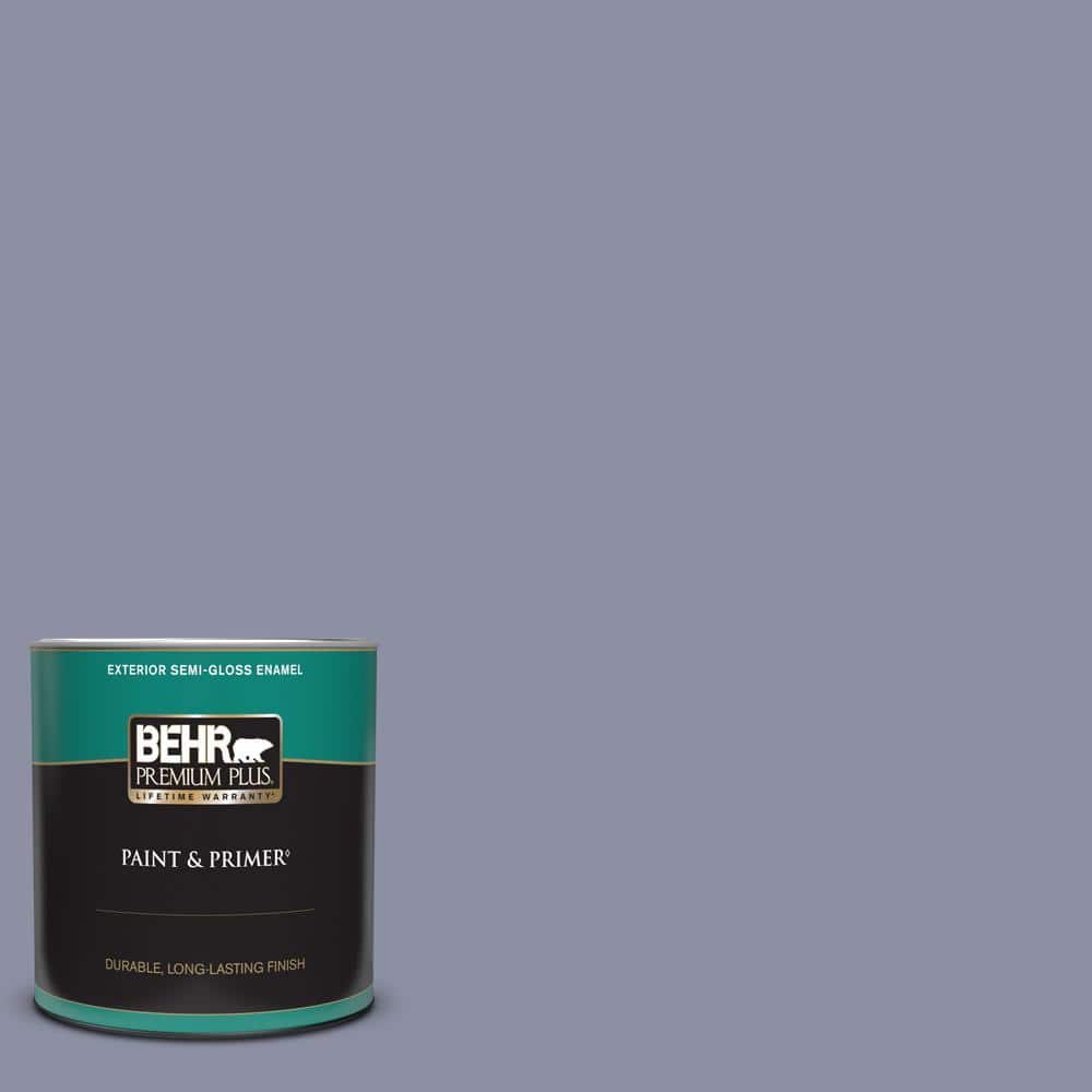 BEHR PREMIUM PLUS 1 qt. #S550-4 Camelot Semi-Gloss Enamel Exterior ...