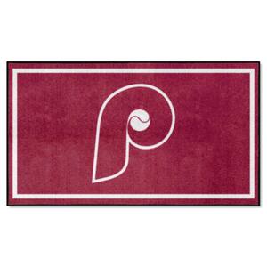 FANMATS Philadelphia Phillies Maroon 2 ft. x 2 ft. Round Area Rug 2175 ...