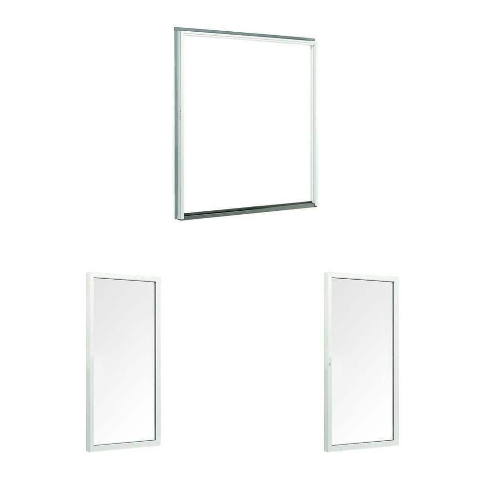 Andersen 70-1/2 in. x 79-1/2 in. 200 Series White Right-Hand Sliding ...