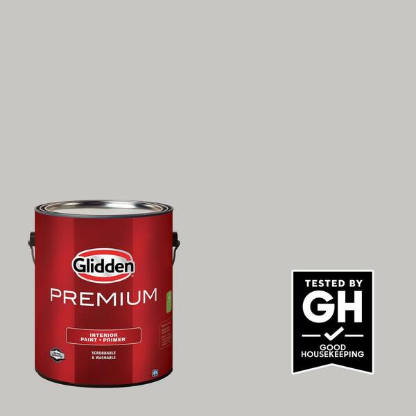 Glidden Premium 1 gal. PPG0995-3 Silver Band Eggshell Interior Latex ...