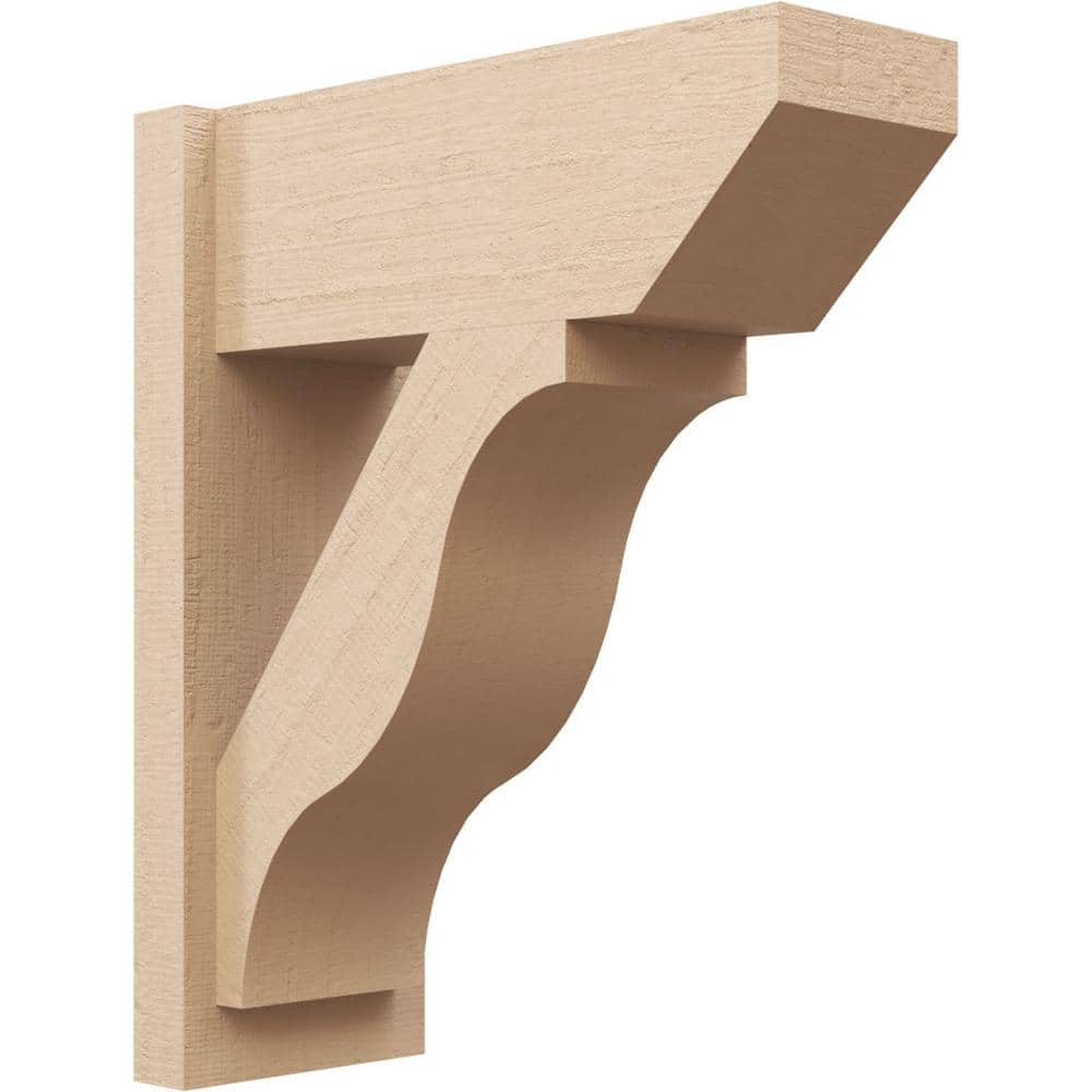 Ekena Millwork 8 in. x 24 in. x 20 in. Funston Slat Rough Cedar ...