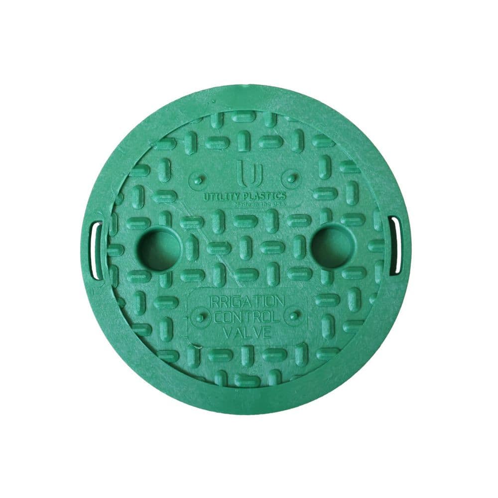 6 in. Round Irrigation Ground Valve Box Lid JD6002 - The Home Depot