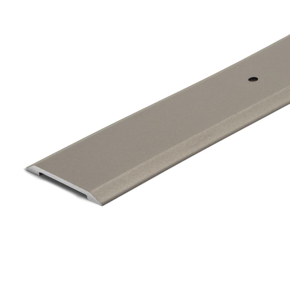 TrimMaster Satin Nickel 1-3/8 in. x 36 in. Aluminum Seam Binder Carpet ...