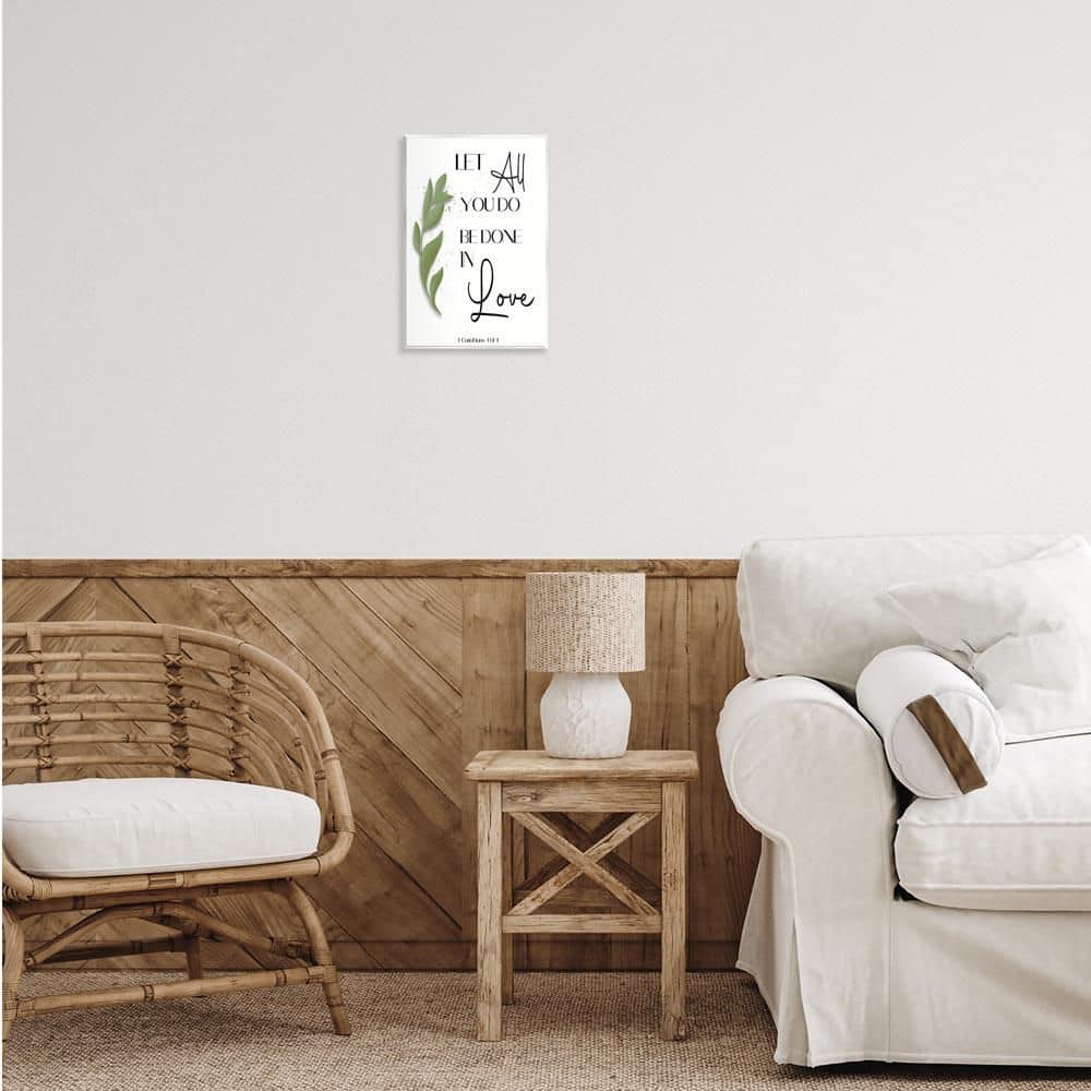 Stupell Industries Done In Love Proverb by Amber Clarkson Unframed ...